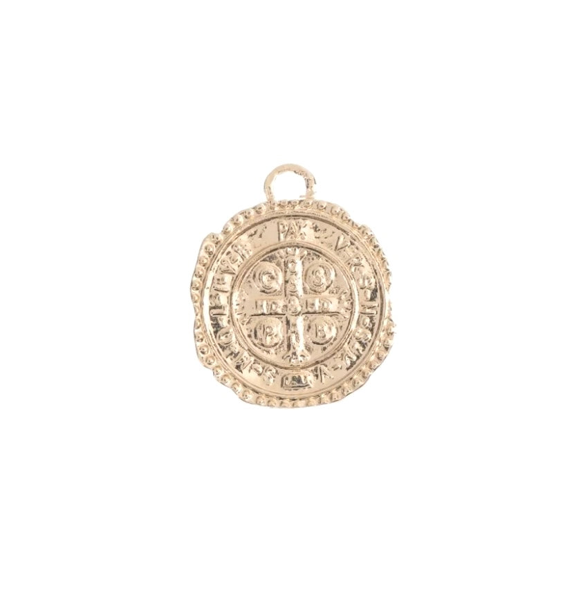 Rustic coin charm – Nora James Jewelry